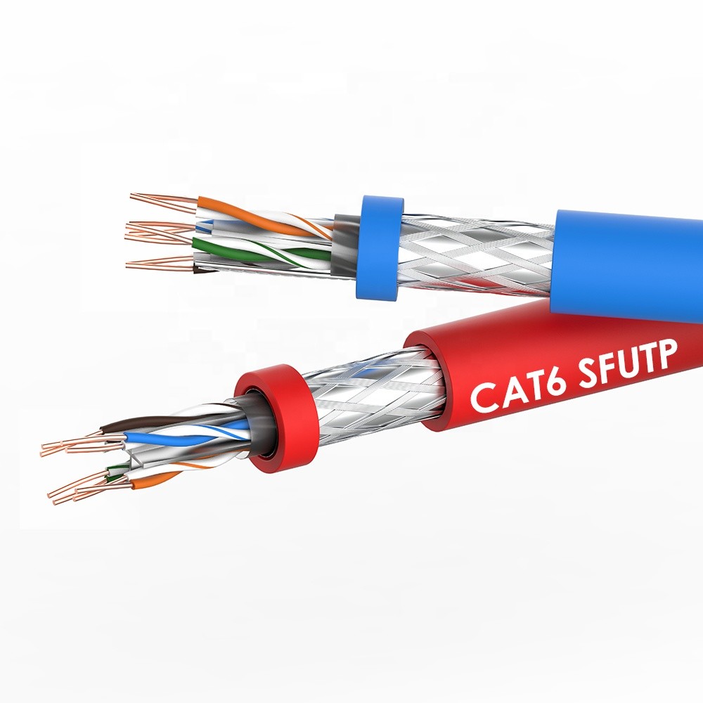 PVC Jacket 1000ft Ethernet Outdoor Lan Cable Untuk Komputer